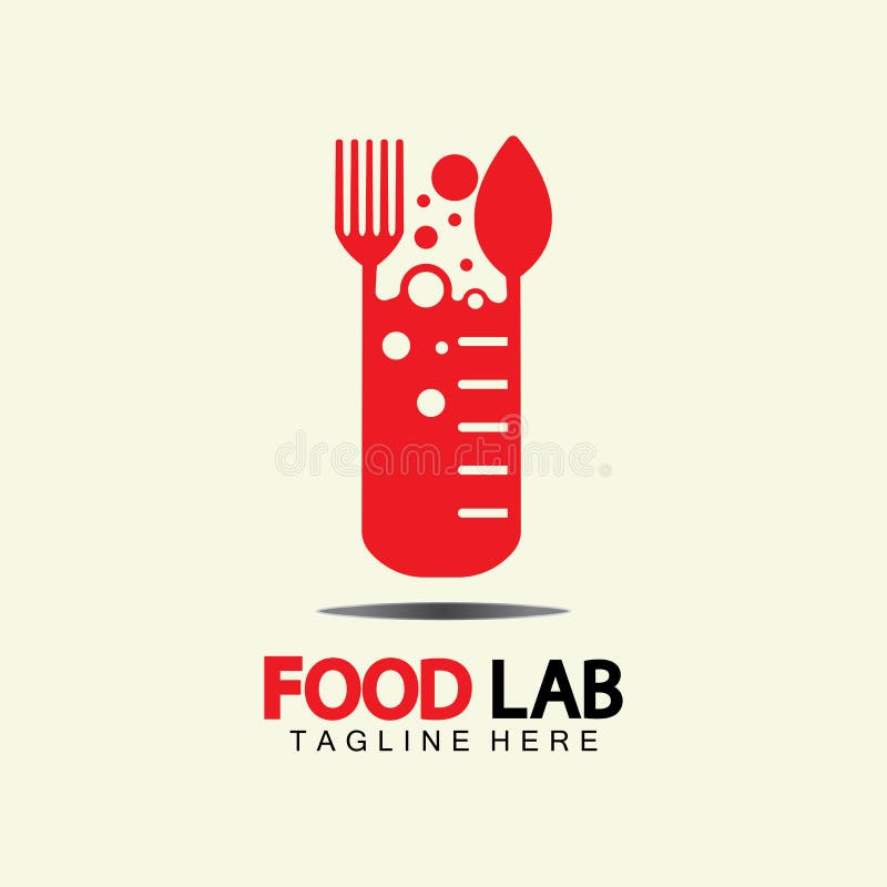 Food Lab Logo Vector Icon Illustration Design Template. Lab Logo Stock ...