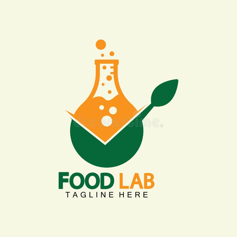 Food Lab Logo Vector Icon Illustration Design Template. Lab Logo Stock ...
