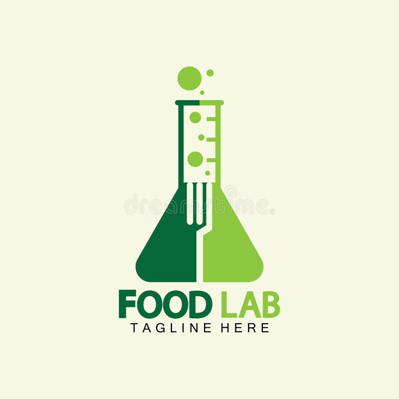 Food Lab Logo Vector Icon Illustration Design Template. Lab Logo Stock ...