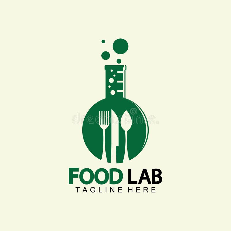 Food Lab Logo Vector Icon Illustration Design Template. Lab Logo Stock ...