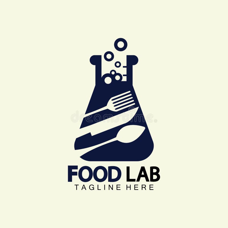 Food Lab Logo Vector Icon Illustration Design Template. Lab Logo Stock ...