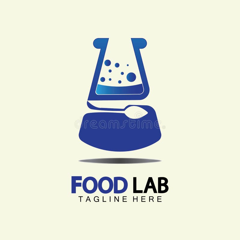 Food Lab Logo Vector Icon Illustration Design Template. Lab Logo Stock ...