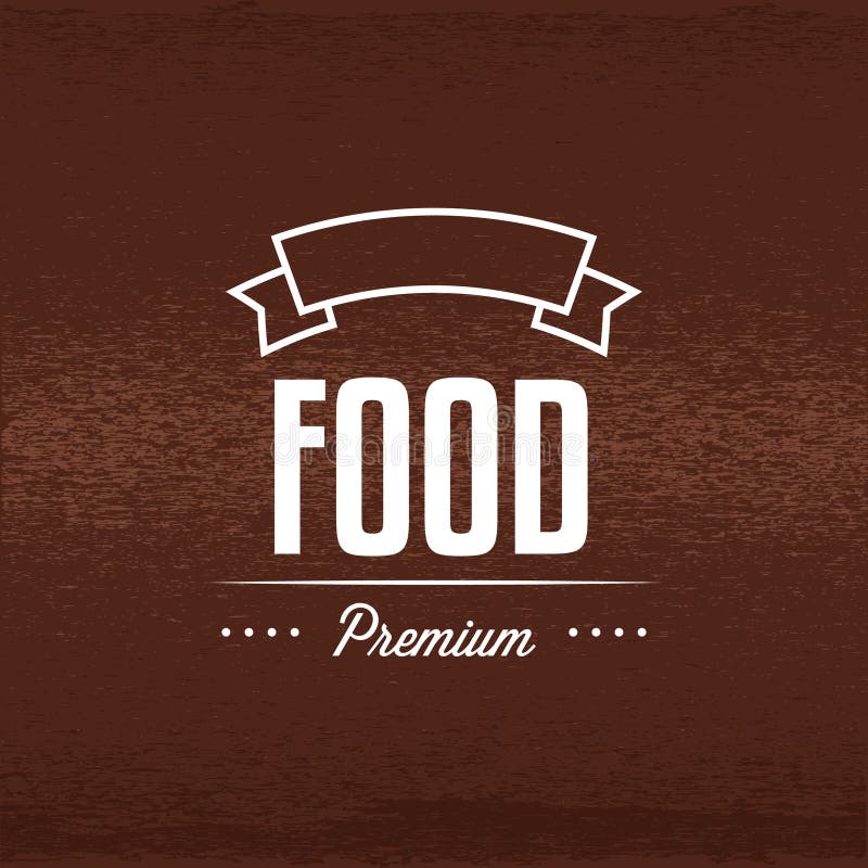 Food Label. Vector Illustration Decorative Design Stock Vector ...