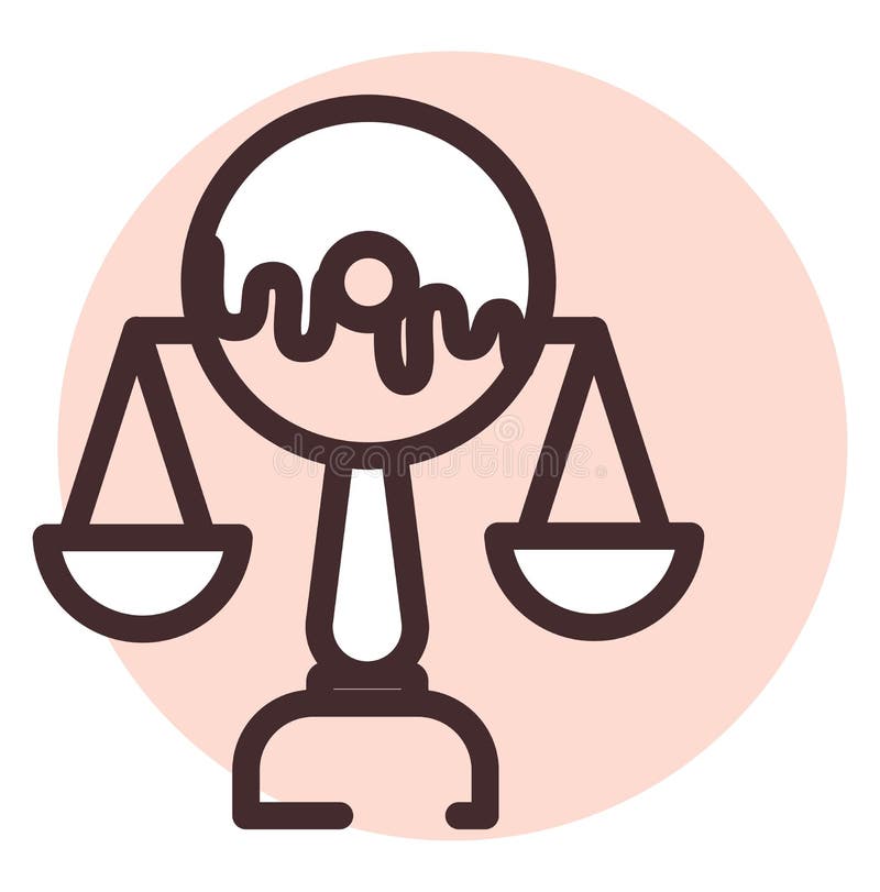 Food law, icon stock vector. Illustration of celebration - 259396302