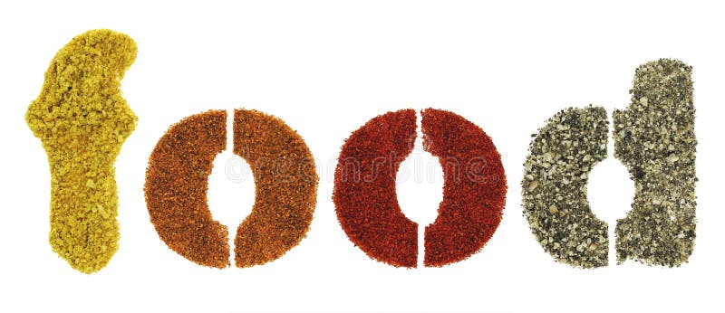 Food letters stock image. Image of freshness, herbs, ingredient - 25860095