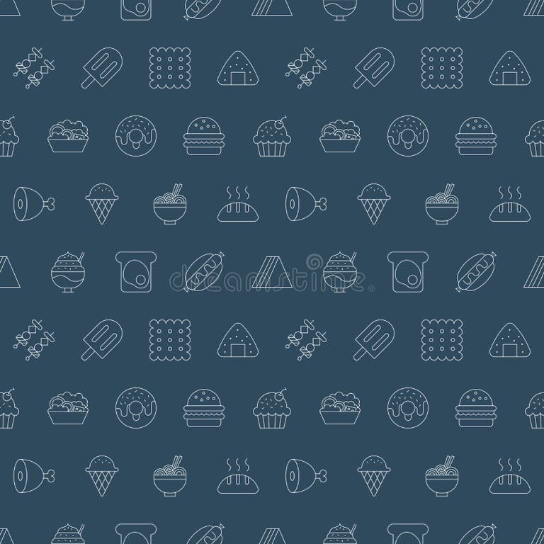 Noodle Pattern Collection Stock Illustrations – 658 Noodle Pattern ...