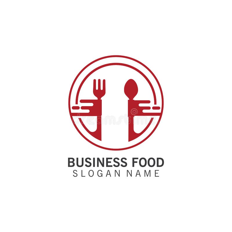 Food Logo Creative Inspiration Business Template Design Stock Vector ...