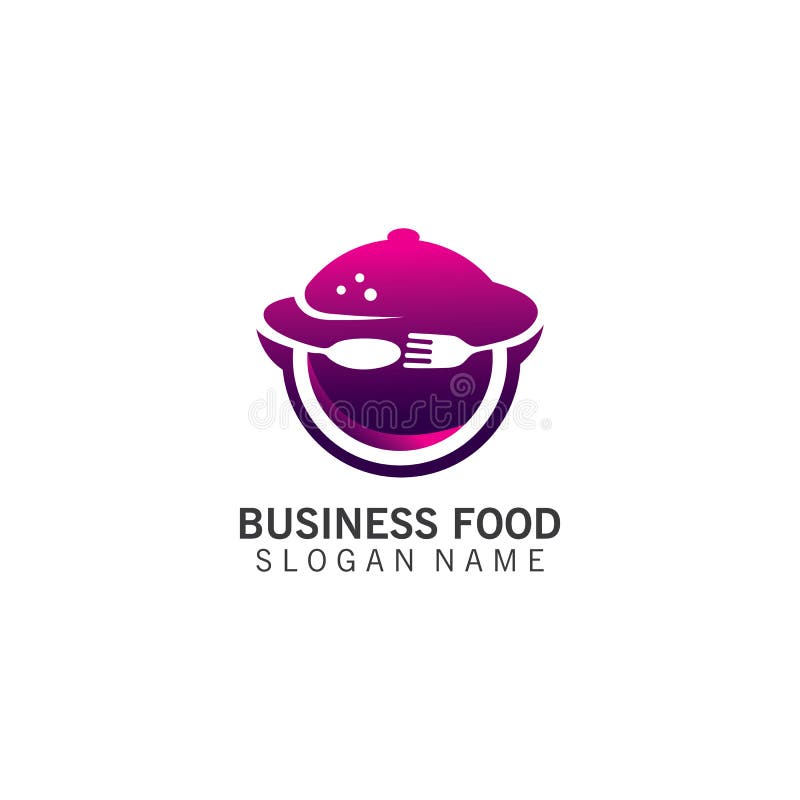 Food Logo Creative Inspiration Business Template Design Stock Vector ...