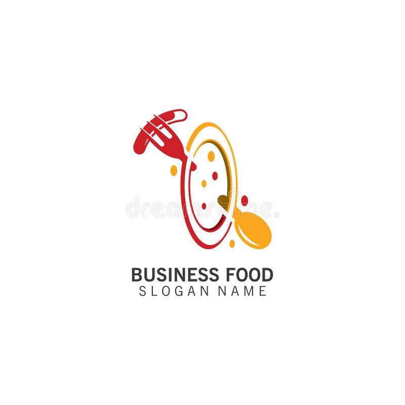 Food Logo Creative Inspiration Business Template Design Stock Vector ...