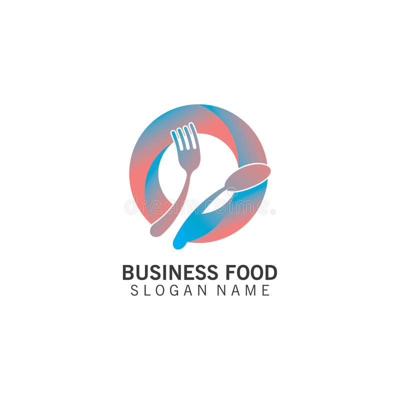 Food Logo Creative Inspiration Business Template Design Stock Vector ...