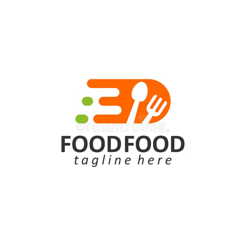 Food Logo Template Vector. Healthy Food Logo Concept Vector Stock ...