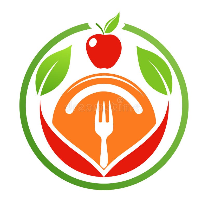 Food Logo Vector Art Illustration Stock Vector - Illustration of sweet ...