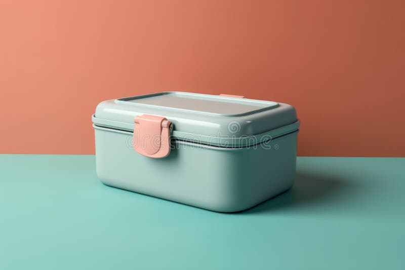 Food Lunch Plastic Box. Generate Ai Stock Illustration - Illustration ...