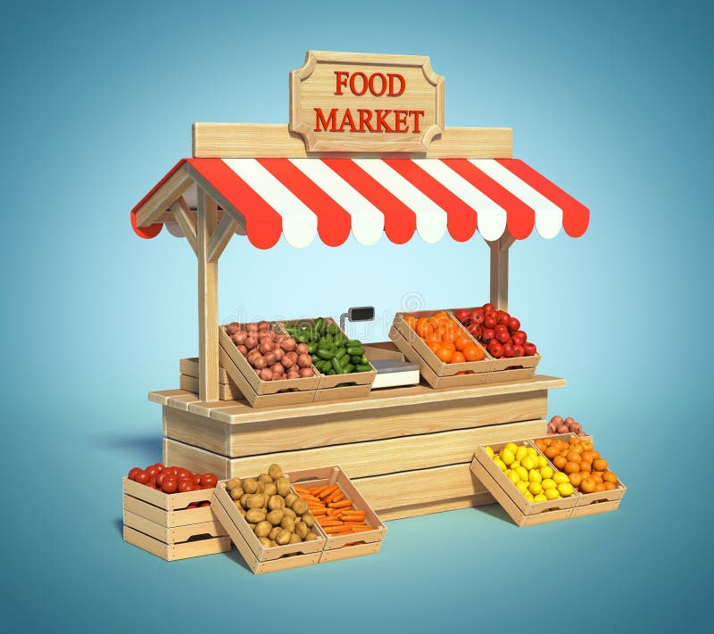 Food Market Kiosk, Farmers Shop, Farm Food Stall, Fruits and Vegetables ... Food Market Kiosk, Farmers Shop, Farm Food Stall, Fruits and Vegetables ...