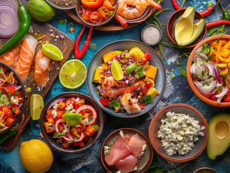 Food market stall stock photo. Image of cuisine, variety - 375102510