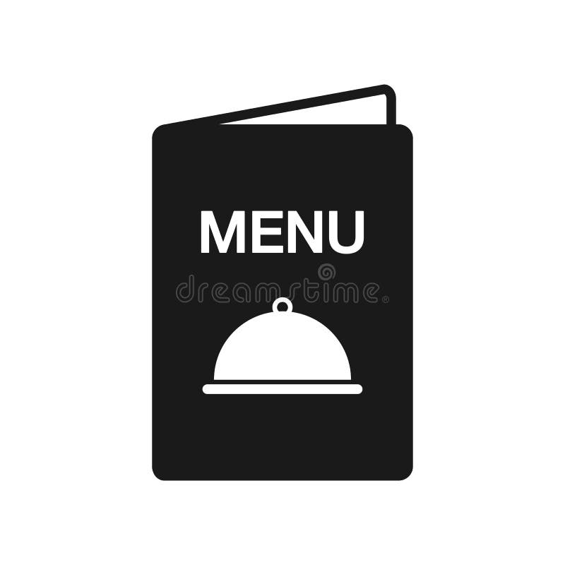 Food Menu Card Icon. Restaurant Menu Vector Symbol Illustration Stock ...
