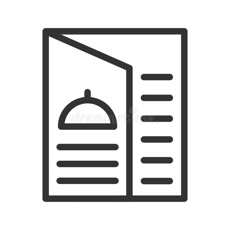 Food menu flat vector icon stock vector. Illustration of food - 195466773