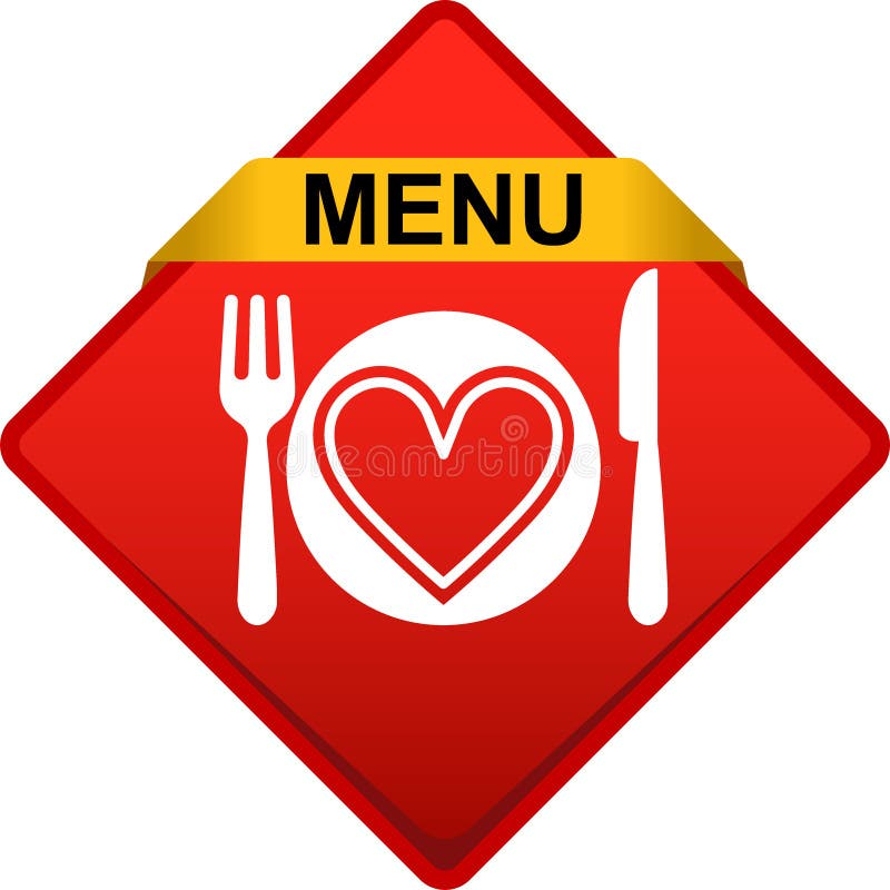Food menu icon web button stock illustration. Illustration of buttons ...