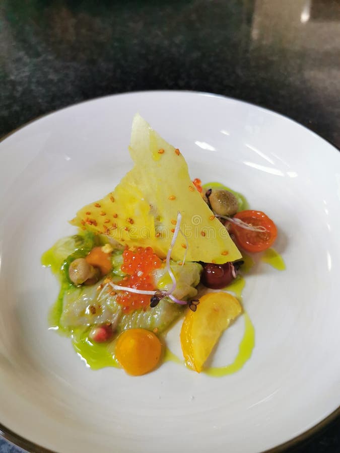 Food Michelin Gourmet Fine Dining Chef Stock Image - Image of fine ...