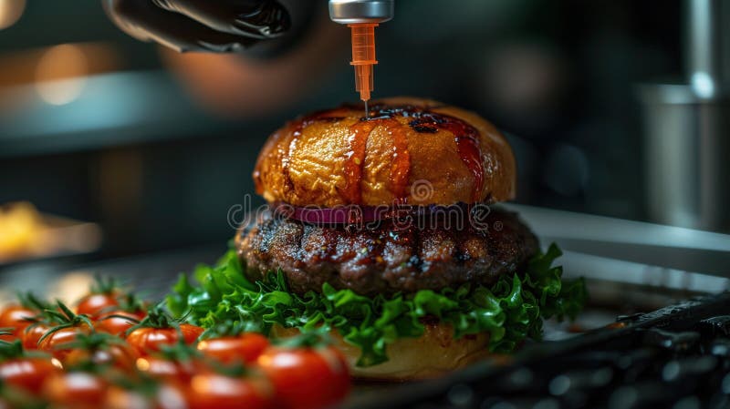 Food Modification and Engineering Stock Illustration - Illustration of ...