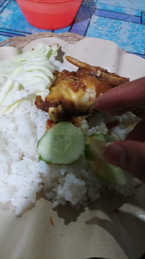 Food stock photo. Image of indonesian, typical, uduk - 261653280