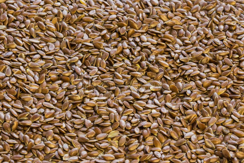 Food Natural Background Flaxseed Texture Grain Brown Color, Source of ...