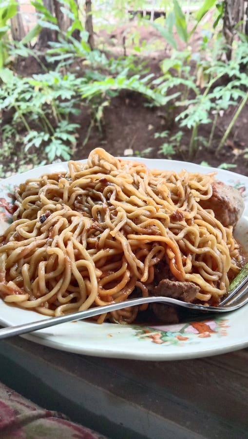 Food Noodle Spicy Indomei Hot Spicynoodle Stock Photo - Image of ...