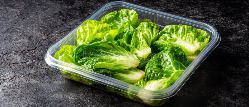 In a Food and Nutrition Setting, a Clear Plastic Container Holds Fresh ...