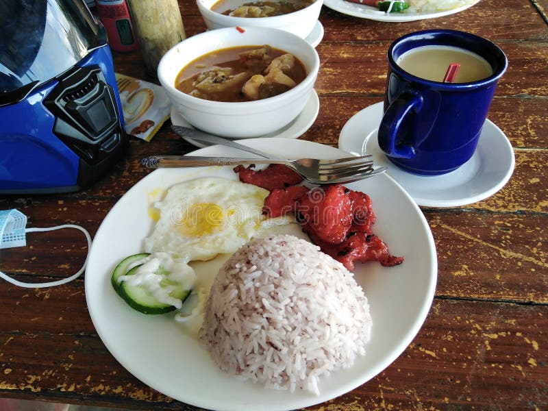 Food omelet rice stock image. Image of rice, produce - 270983139