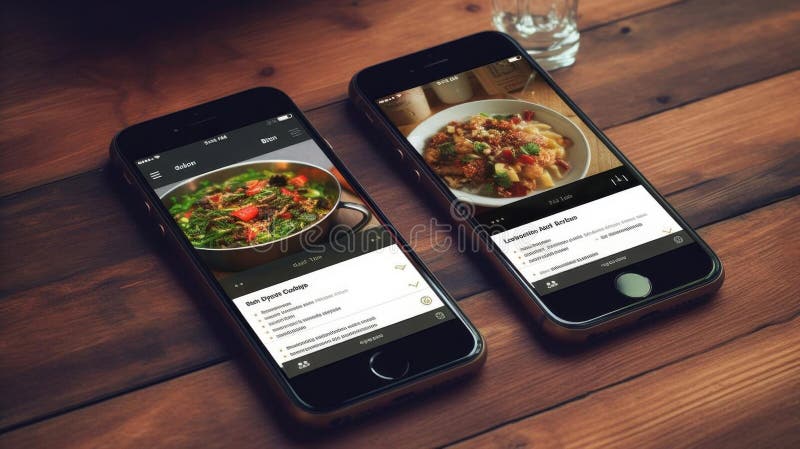 Food Ordering App Interface Design, Mobile App Screens Stock ...