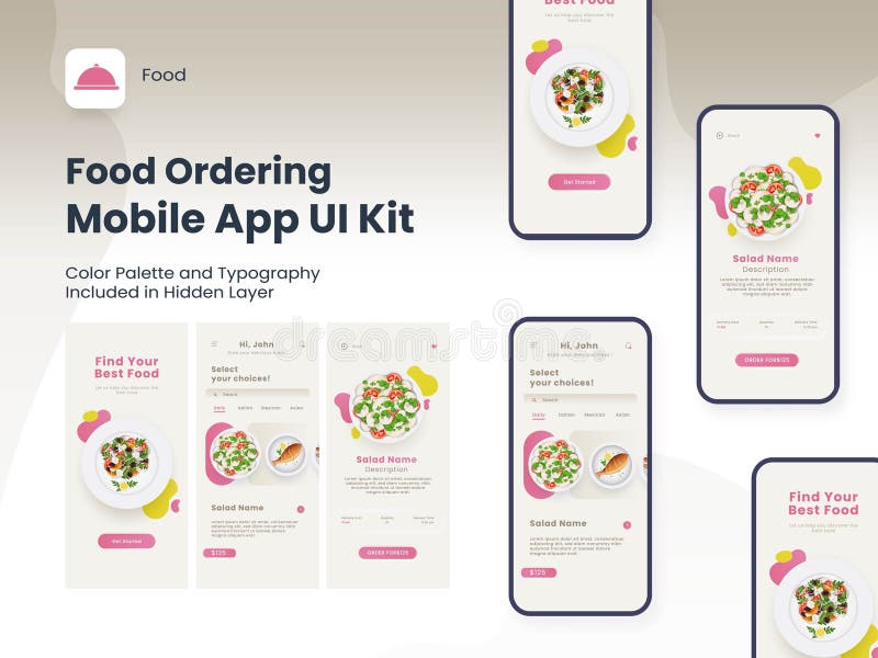 Food Ordering Mobile App UI Kit with Multiple Screens for Restaurant ... Food Ordering Mobile App UI Kit with Multiple Screens for Restaurant ...