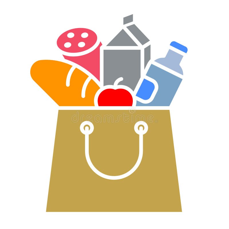Food pack icon stock vector. Illustration of shop, product - 228965496