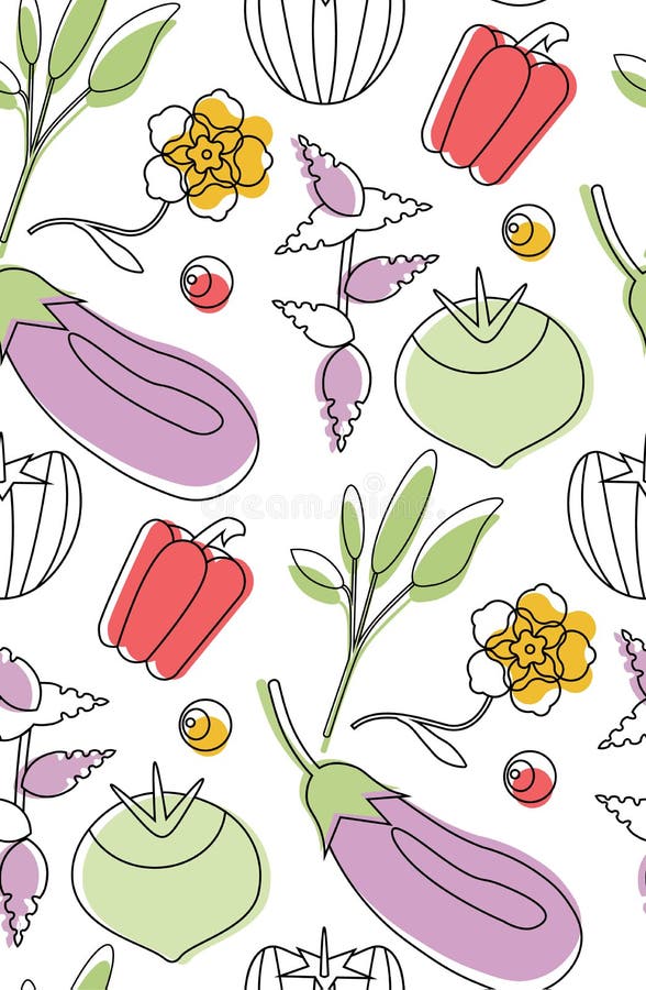 Food Pattern Seamless Stock Illustrations – 377,774 Food Pattern ...