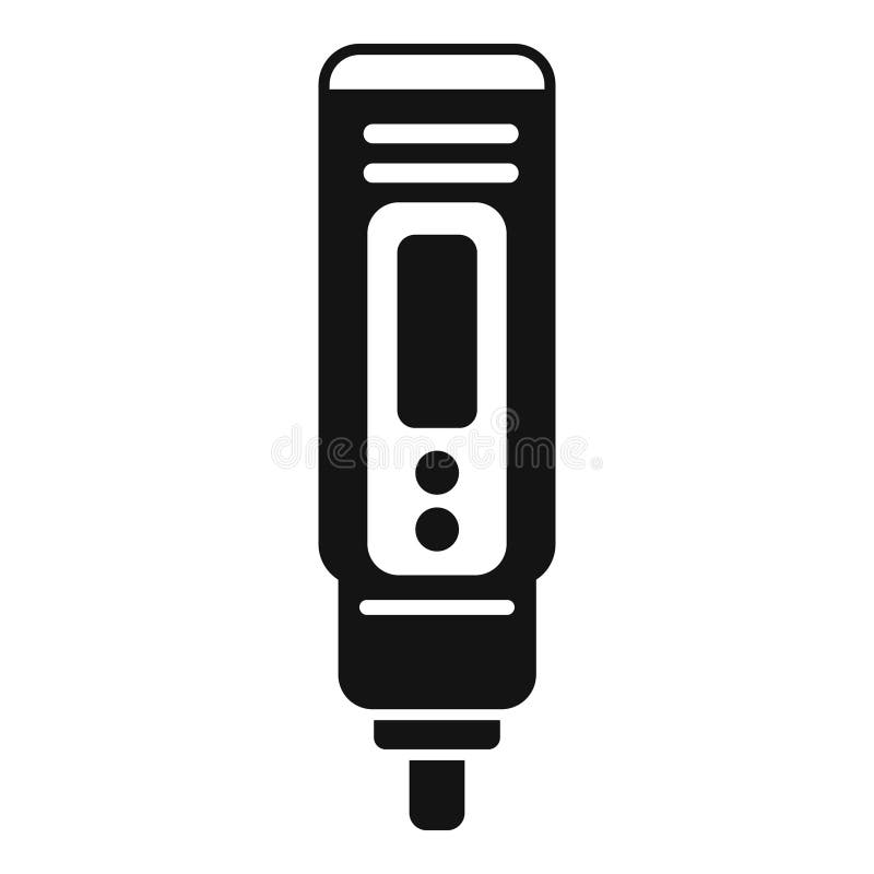 Food Ph Meter Icon Simple Vector. Medical Experiment Solution Stock ...