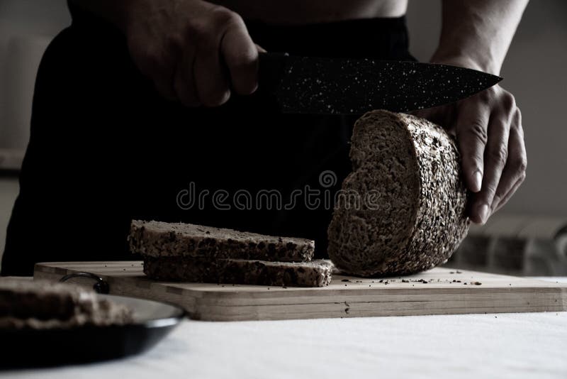 Food photography men bread stock image. Image of sculpture - 259076037