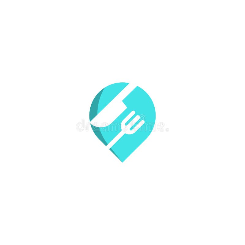 Compass Food Icon Logo Design Element Stock Vector - Illustration of ...