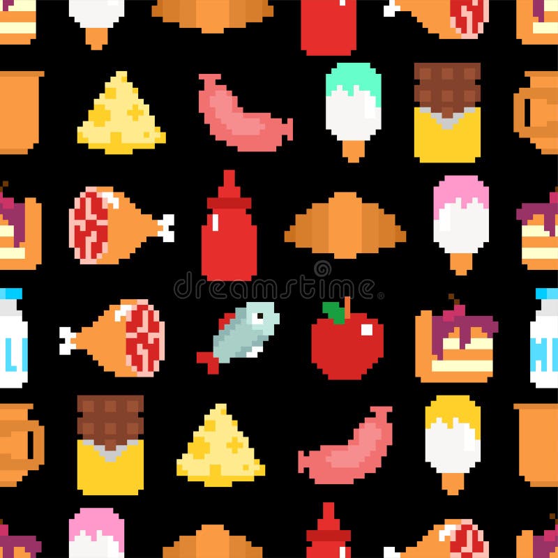 Pixelated Pizza Stock Illustrations – 72 Pixelated Pizza Stock ...