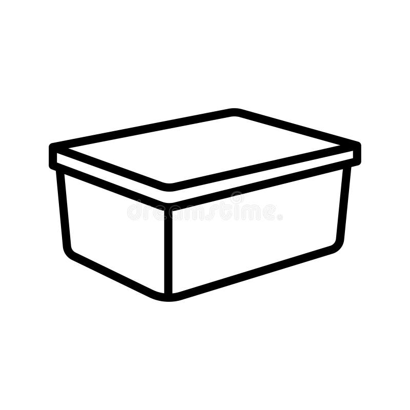 Square Plastic Container Lid Stock Illustrations – 1,606 Square Plastic ...