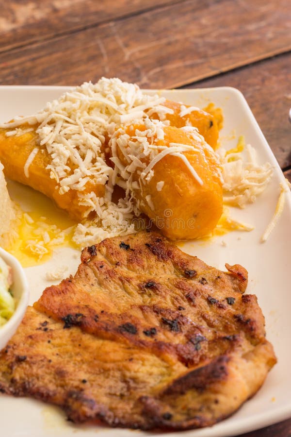 Food Plate Rice with Meat and Ripe Stock Photo - Image of beef, cooked ...