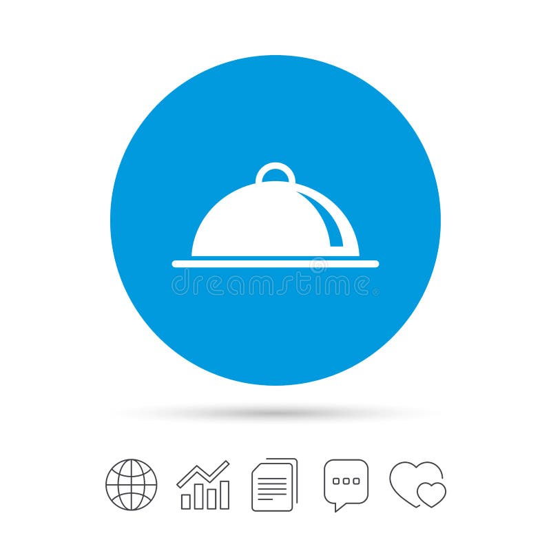 Food Platter Serving Sign Icon Table Setting Stock Illustrations – 47 ...