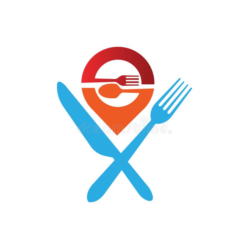 Food Point Logo Designs Concept Vector, Restaurant Logo Designs ...