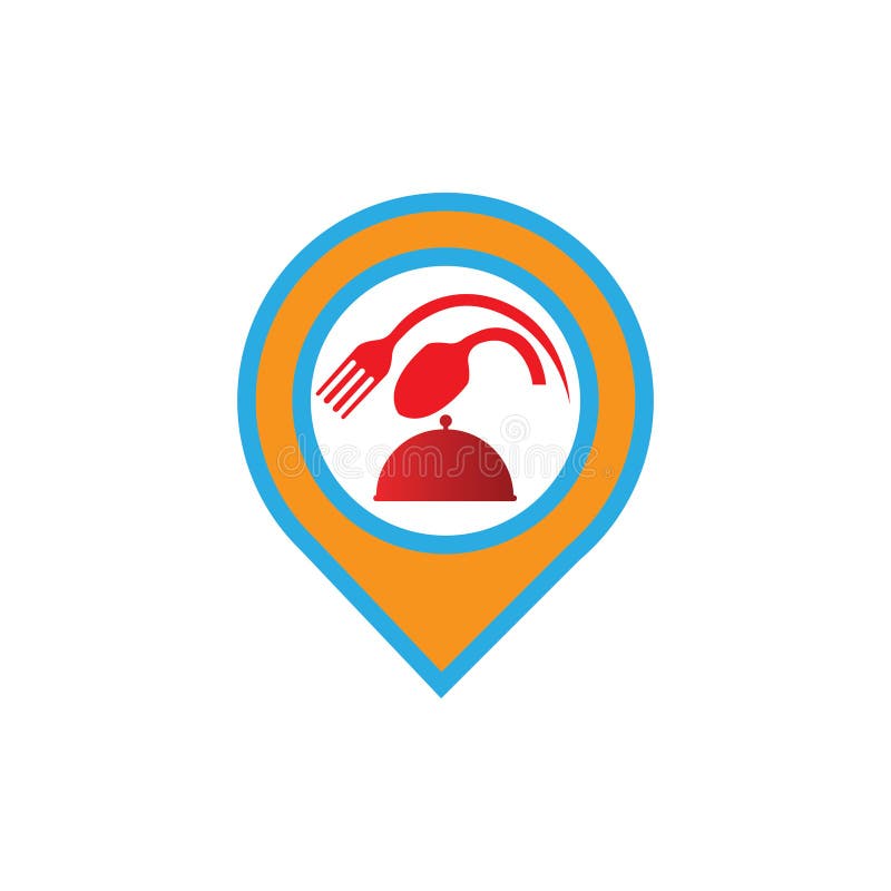 Food Point Logo Designs Concept Vector, Restaurant Logo Designs ...