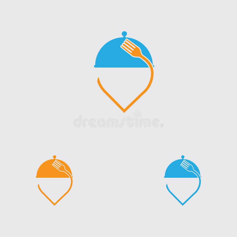 Food Point Logo Designs Concept Vector, Restaurant Logo Designs ...