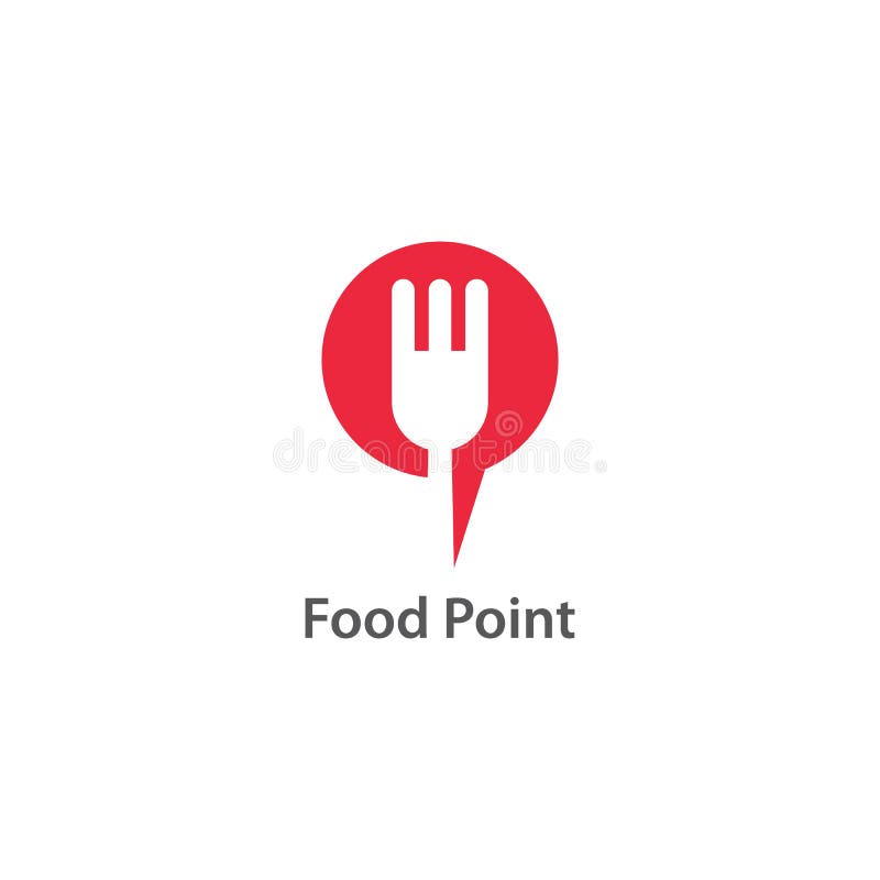 Food point logo stock vector. Illustration of service - 165426067
