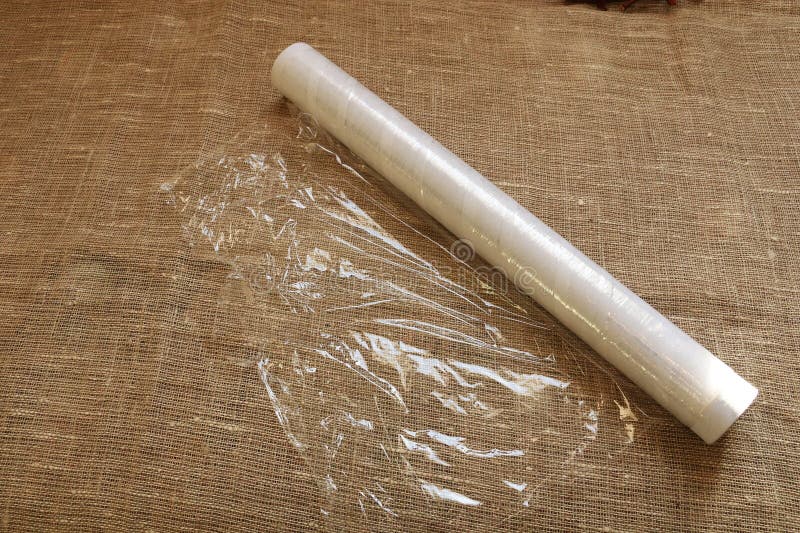 Food Polyethylene Plastic Film for Food Storage in Fridge at Home Stock ...