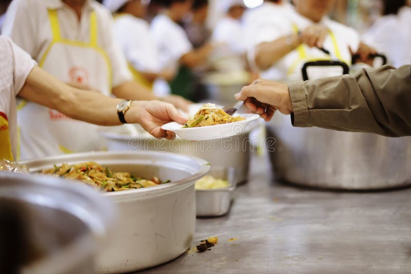 Food for the Poor : Concept Tackling Hunger and Food Stock Image ...