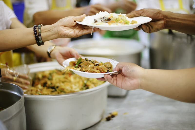 Food for the Poor : Concept Tackling Hunger and Food Stock Image ...