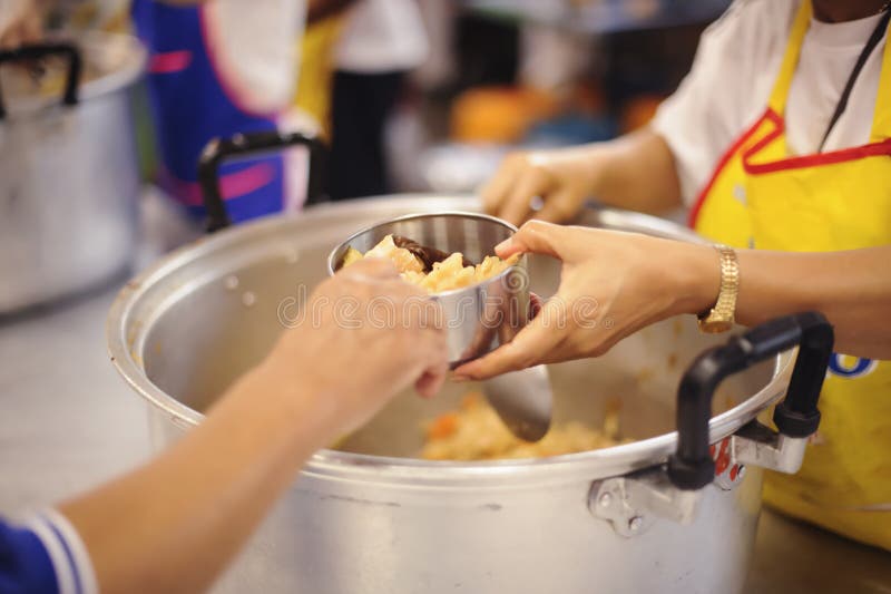 Food for the Poor : Concept Tackling Hunger and Food Stock Image ...