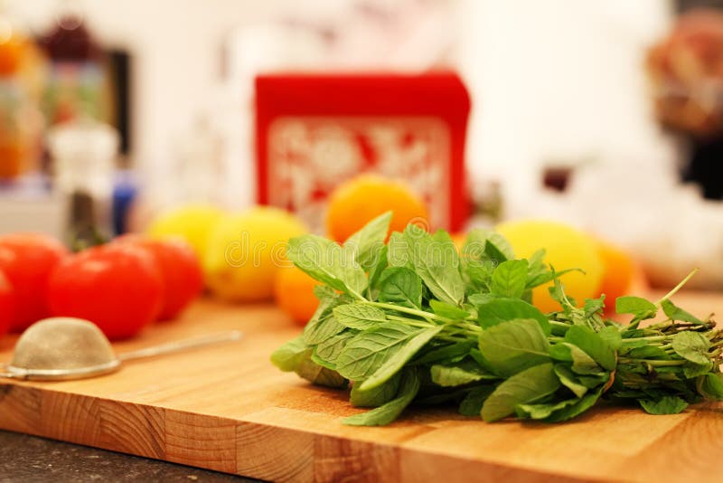 Salad preparation stock photo. Image of preparation, restaurant - 49844810