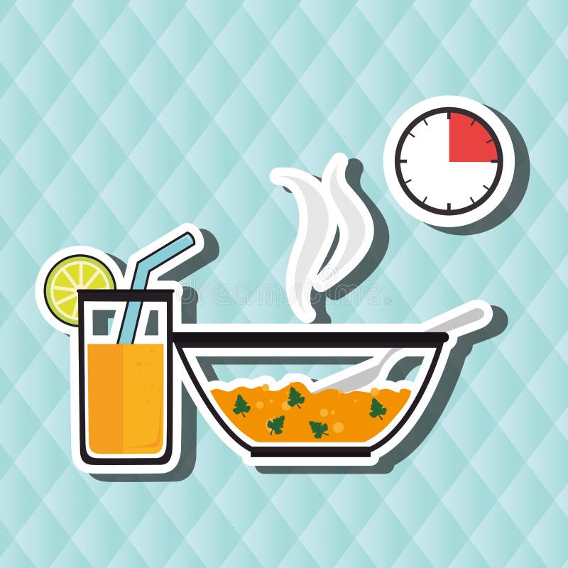 Food Preparation Instructions Design Stock Illustration - Illustration ...